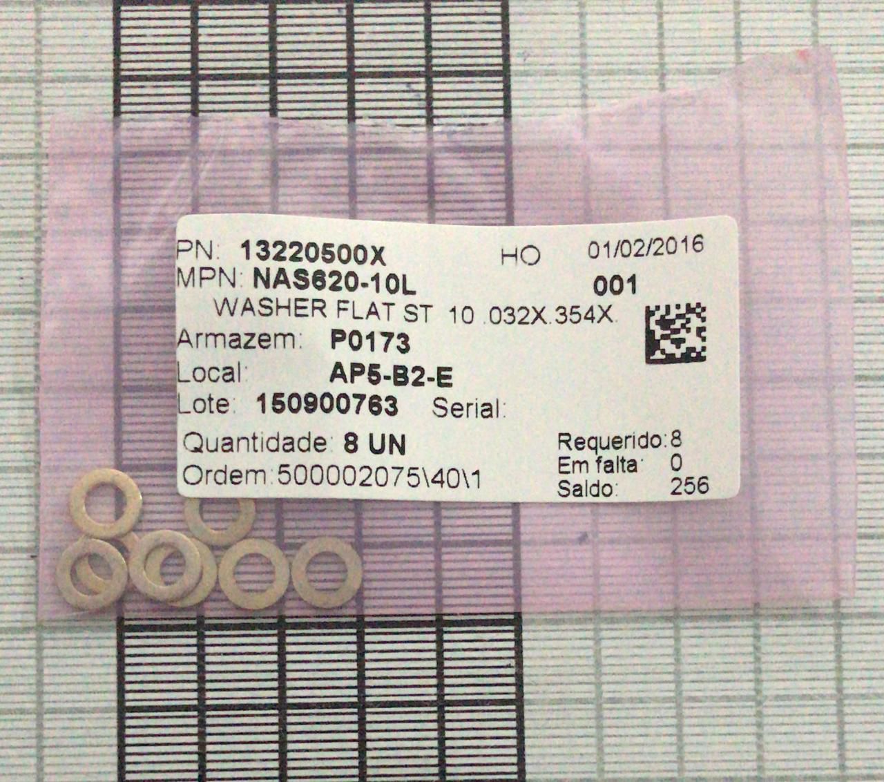 ARRUELA LISA - NAS620-10L (073963A-00) - Fibraer