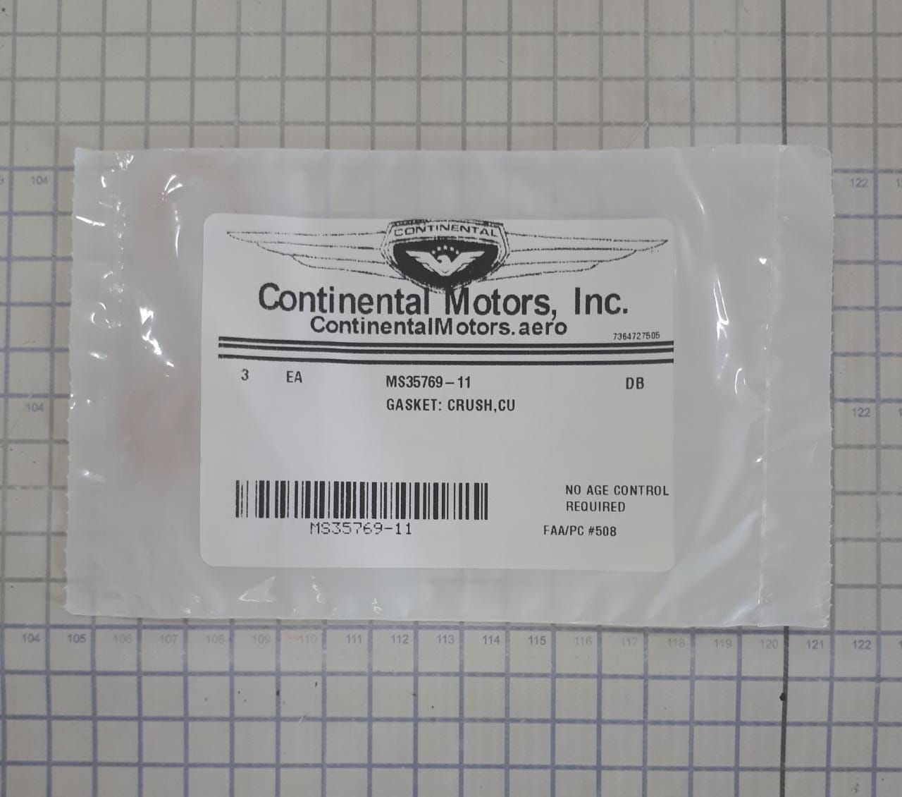 ARRUELA JUNTA METALOPLÁSTICA - AN900-10 (MS35769-11) - Fibraer