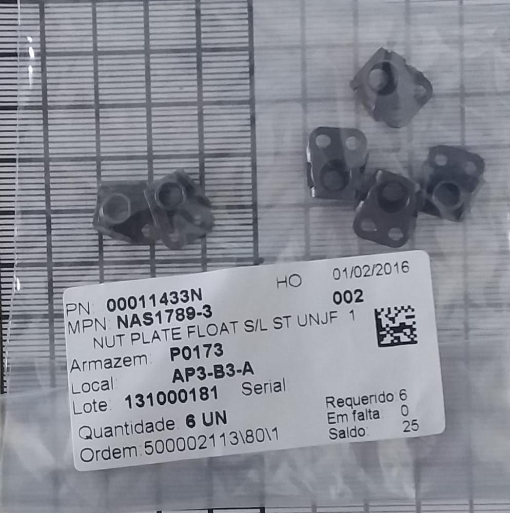 PORCA - NAS1789-3 - Fibraer