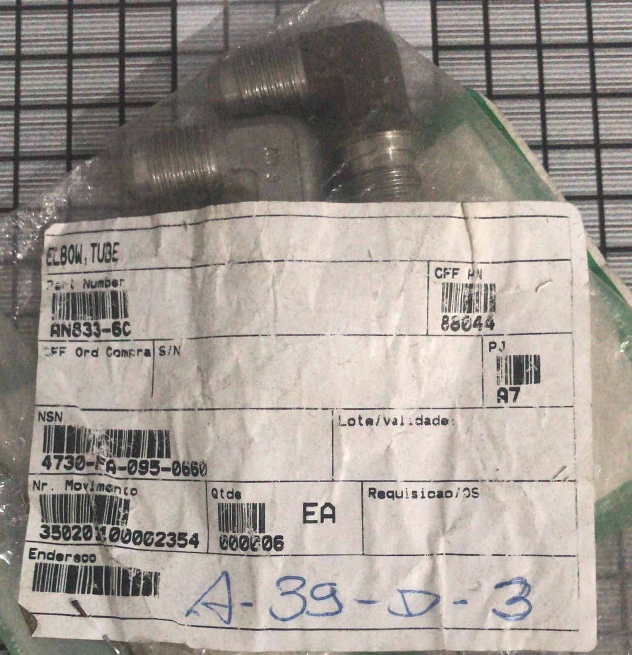 CONEXÃO - AN833-6C - Fibraer