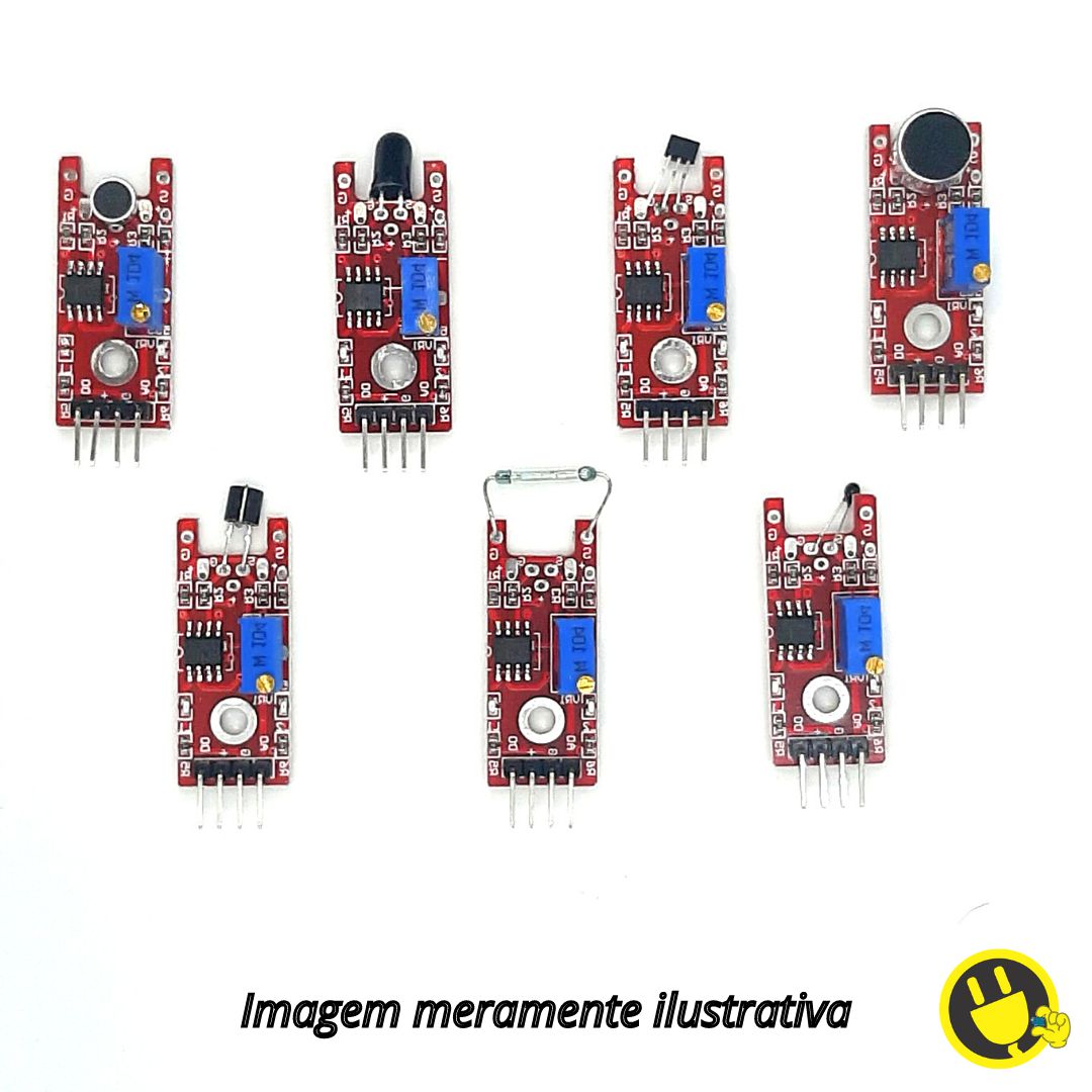 Kit com 37 Módulos e Sensores com Caixa Organizadora - SmartProjects ...