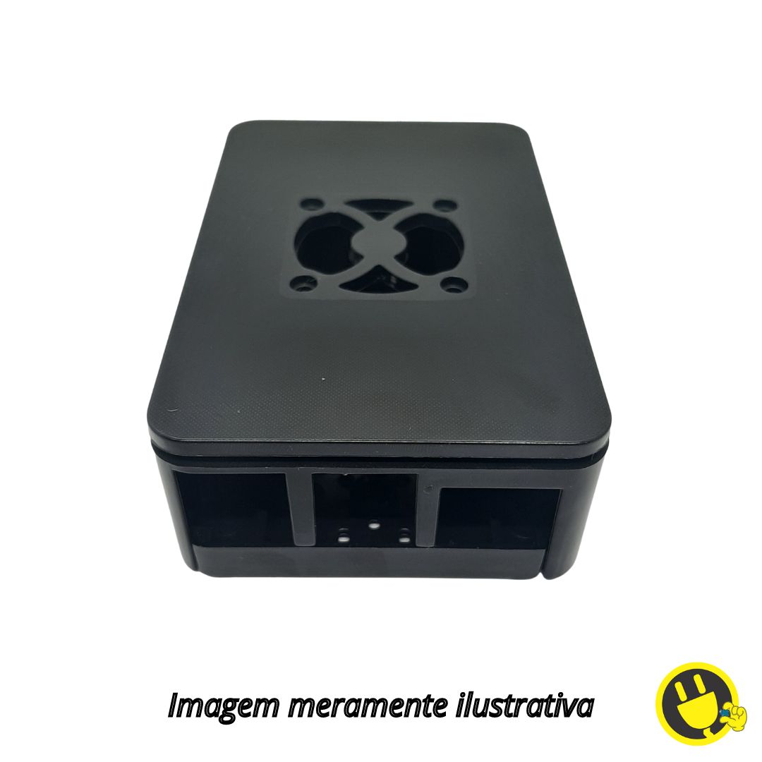 Case Raspberry Pi 4 com Cooler e Dissipadores - Arduino e Raspberry em Manaus é na Smart Projects!