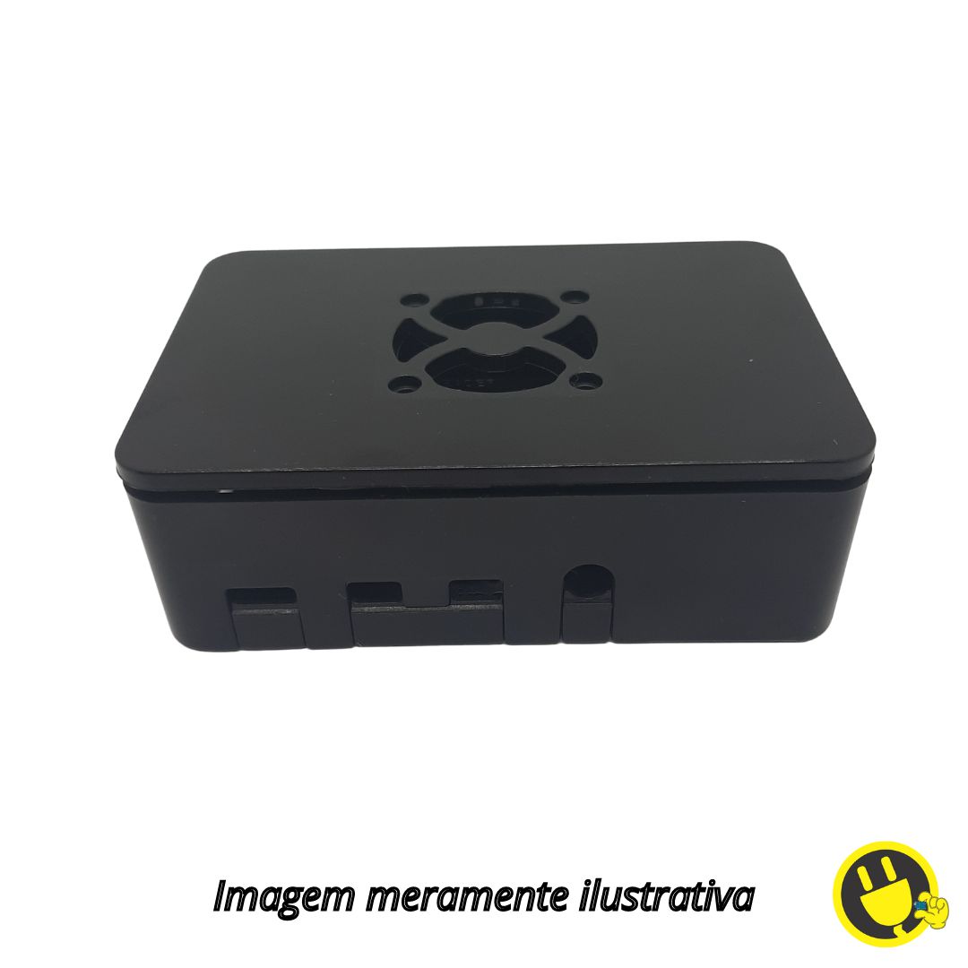 Case Raspberry Pi 4 com Cooler e Dissipadores - Arduino e Raspberry em Manaus é na Smart Projects!