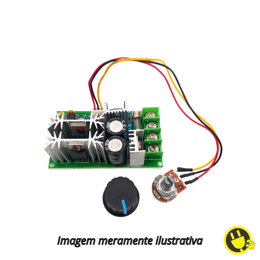 Controlador de Velocidade Motor PWM DC 10-60V 20A - SmartProjects ...