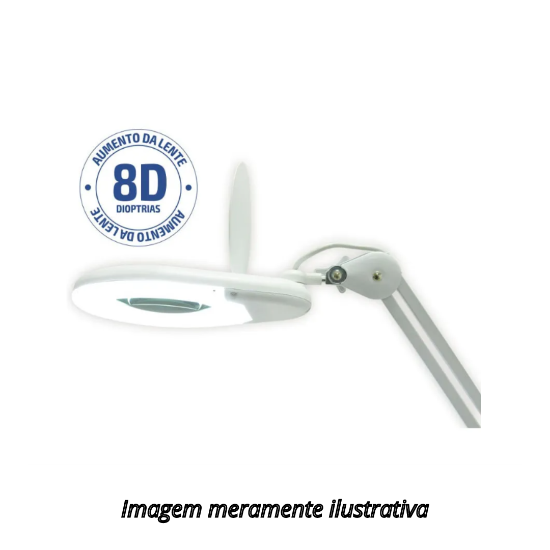 Lupa de Bancada com Luminária LED HL-400 8D Hikari - SmartProjects ...