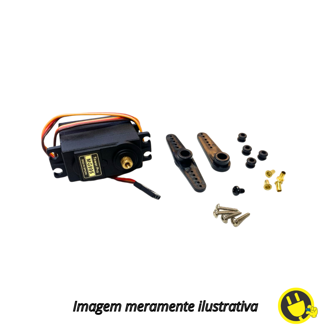 Servo Motor MG995 Tower Pro - SmartProjects Brasil | Componentes ...
