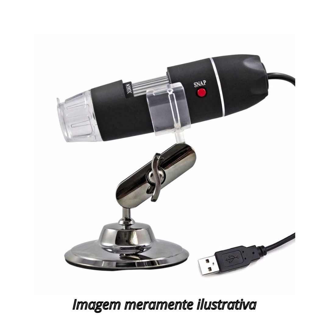 Microscópio Digital Lupa USB Zoom 1000x - SmartProjects Brasil ...