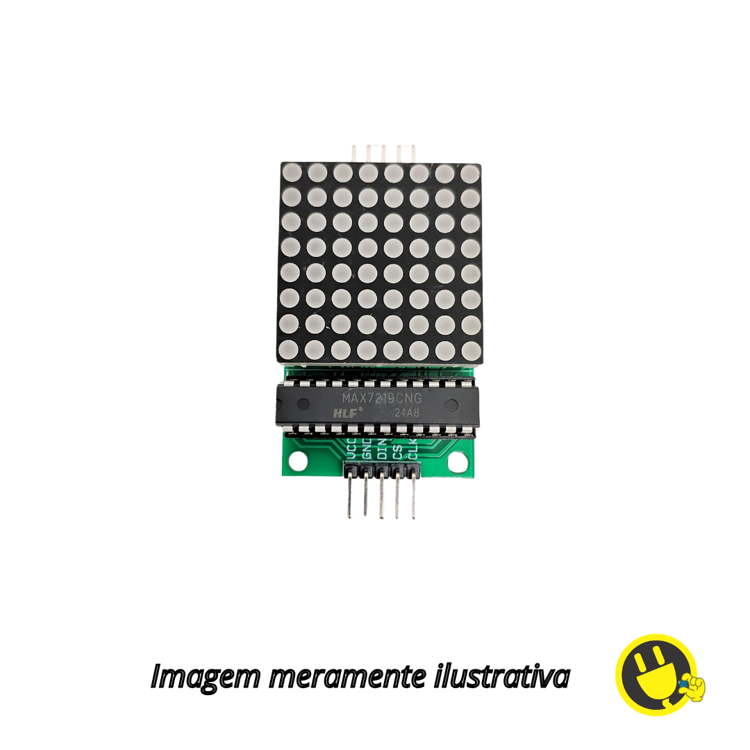 Módulo Matriz De Led 8×8 Com Max7219 Smartprojects Brasil Componentes Eletrônicos Arduino