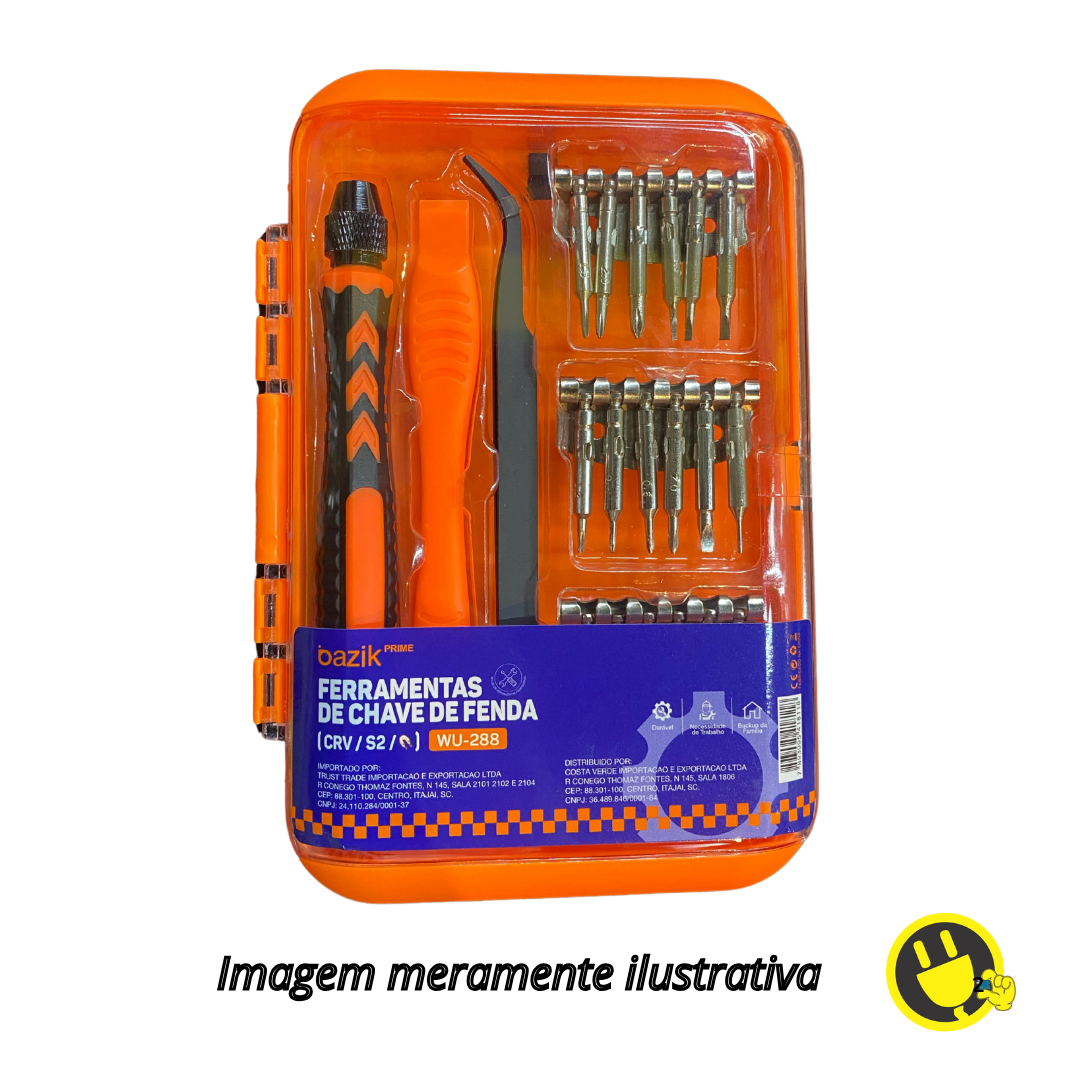 Kit Chaves Ferramentas Bazik WU-288 - SmartProjects Brasil ...