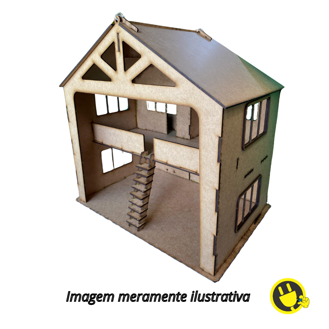 Kit DIY Casa em MDF para Projetos de Automação Residencial ...