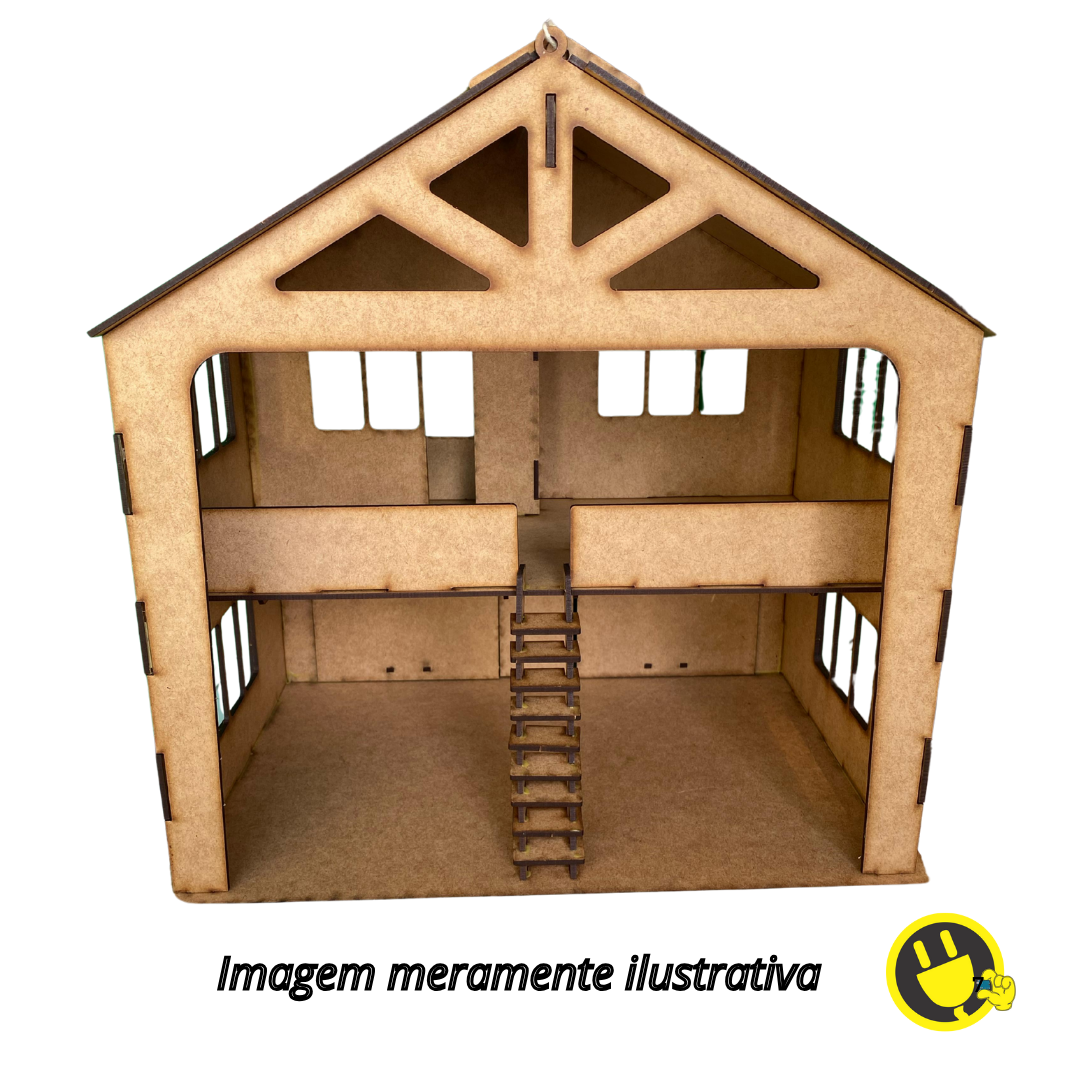 Kit DIY Casa em MDF para Projetos de Automação Residencial ...