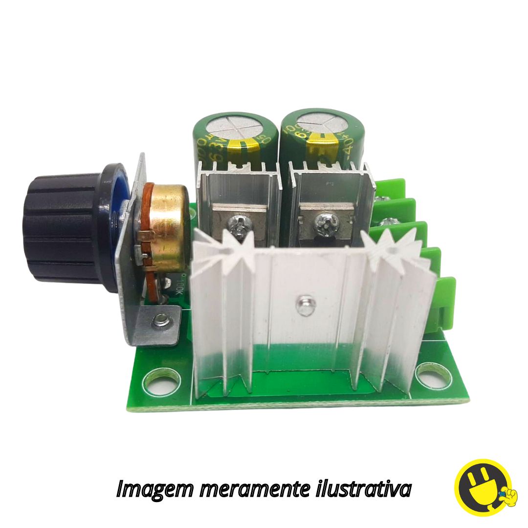 Módulo Controlador de Velocidade PWM 12-40V 10A - SmartProjects Brasil ...