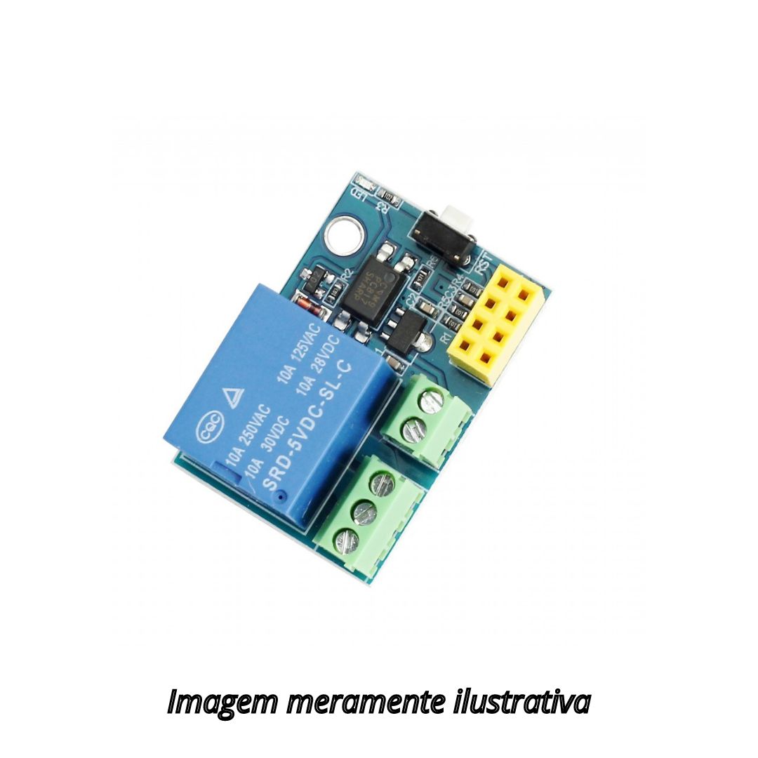 Módulo Rele 5v Wifi ESP8266 - ESP01 - SmartProjects Brasil ...