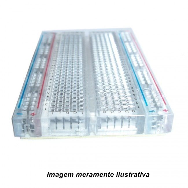 Protoboard 400 furos para projetos eletrônicos e Arduino ...
