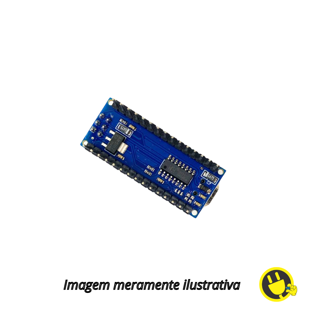 Arduino Nano V3 CH340 Mini USB (Sem Cabo USB) - SmartProjects Brasil ...