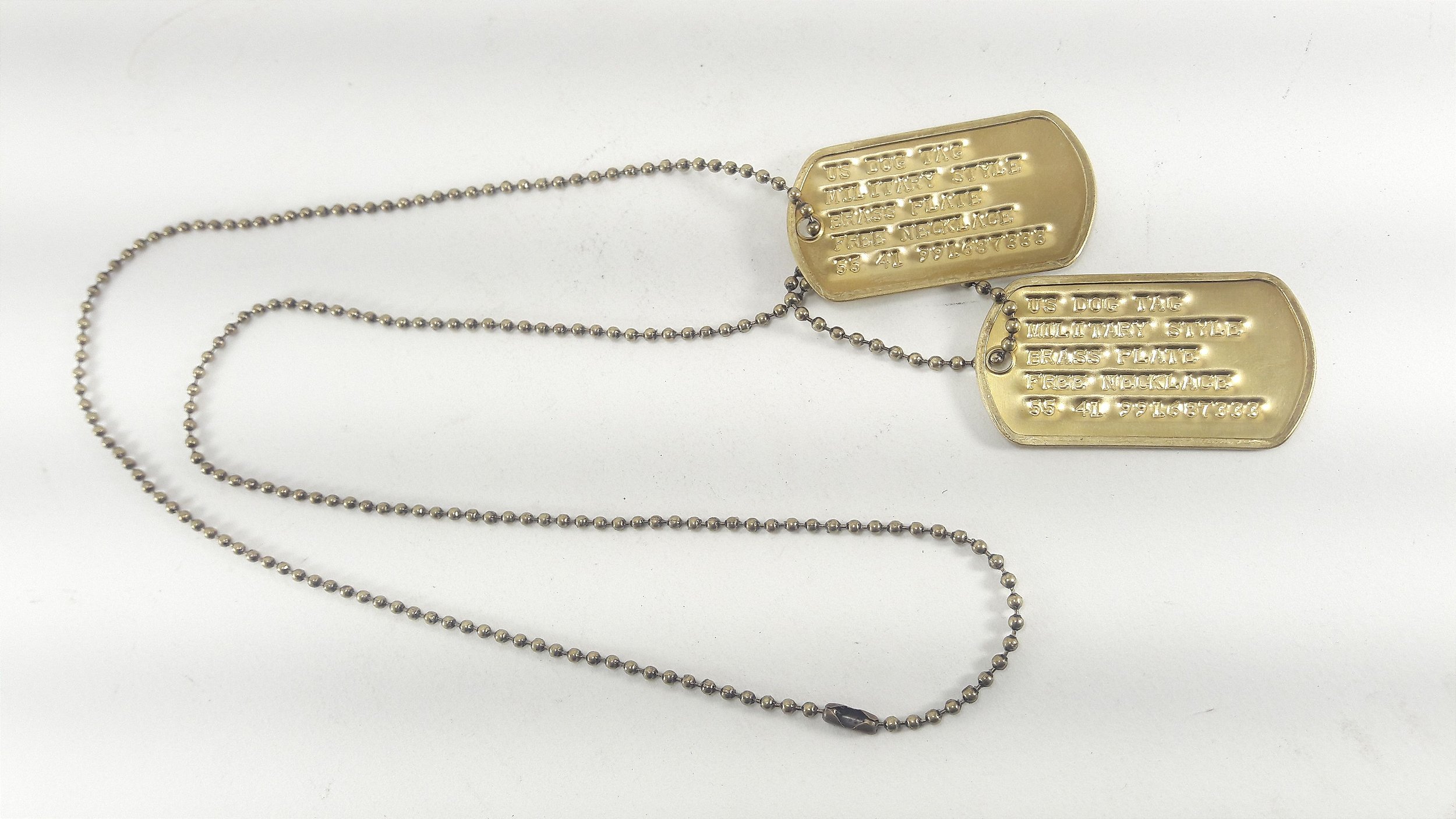 Dog Tag Original U.S. Army com Gravação - Latão - RangerMil - Peças e ...