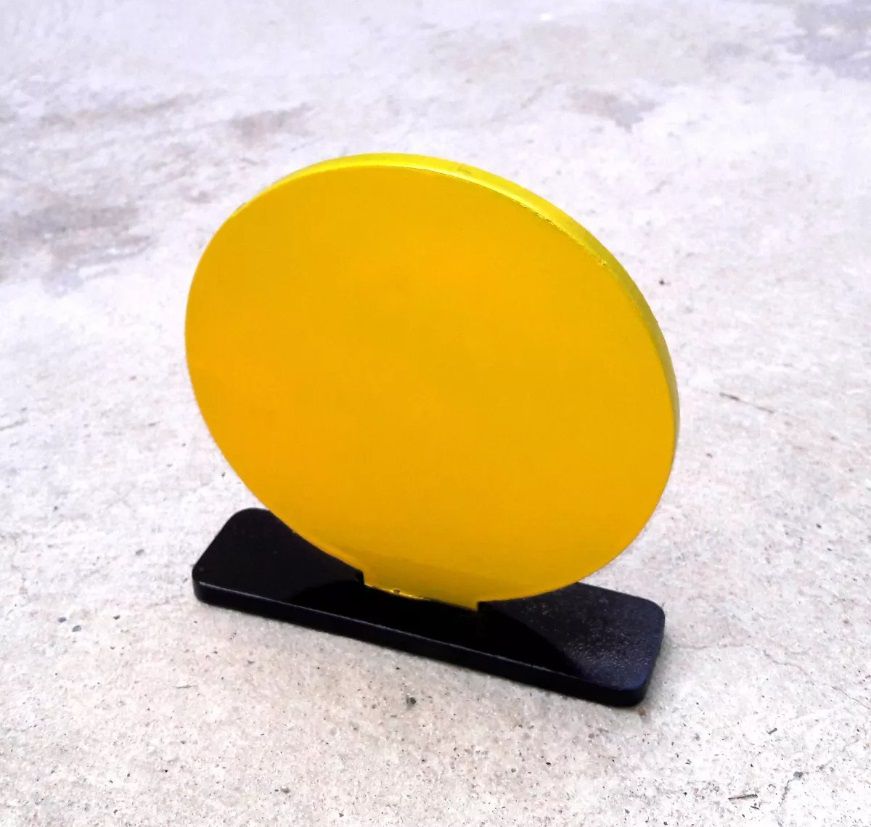 Alvo Metálico Ipsc Metal Plate 18cm Tiro Esportivo Kit Com 3 ...