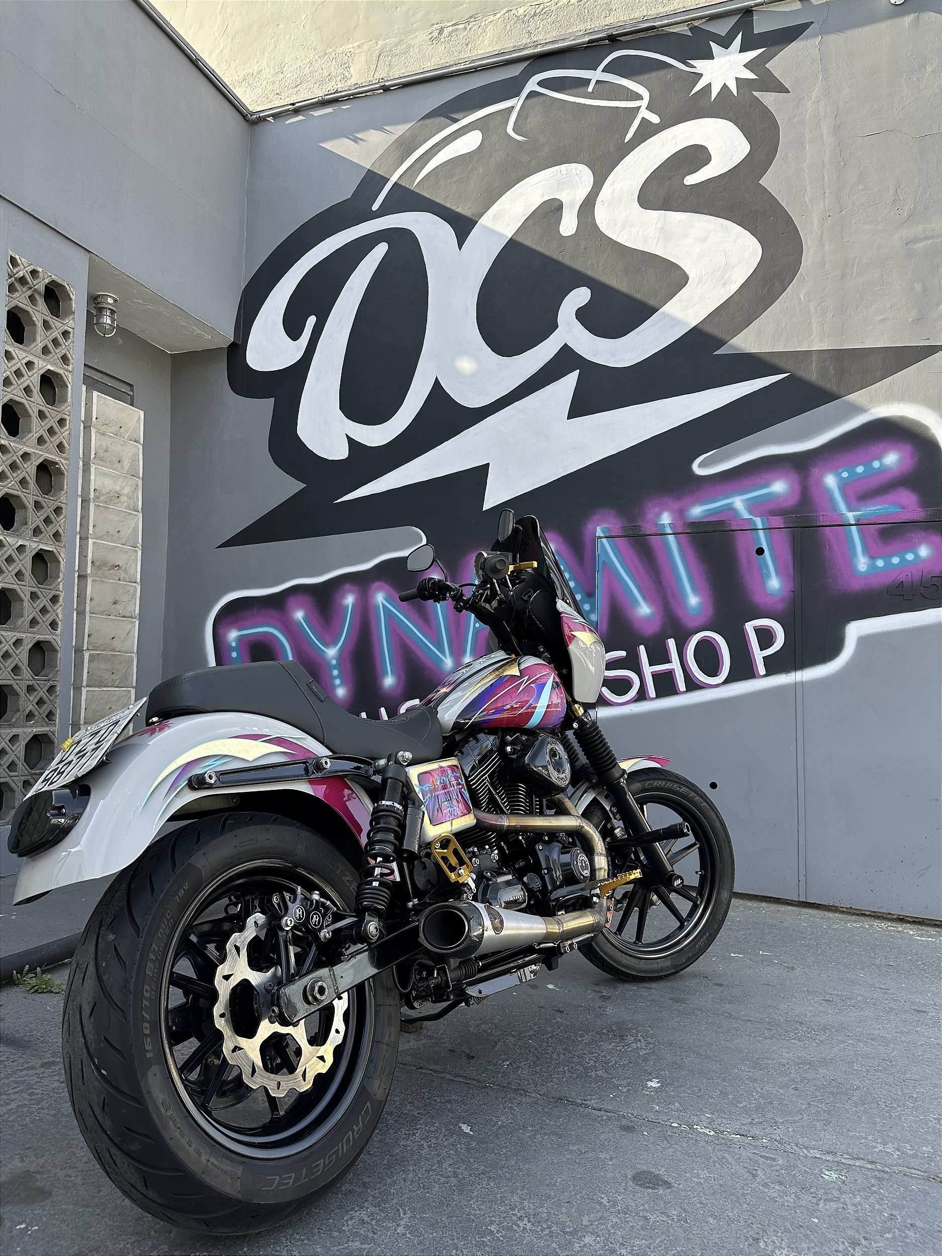 ESCAPAMENTO CARBON 2X1 EM INOX DYNAMITE CREW X CARBOX Dyna 06-17 - Dynamite Crew