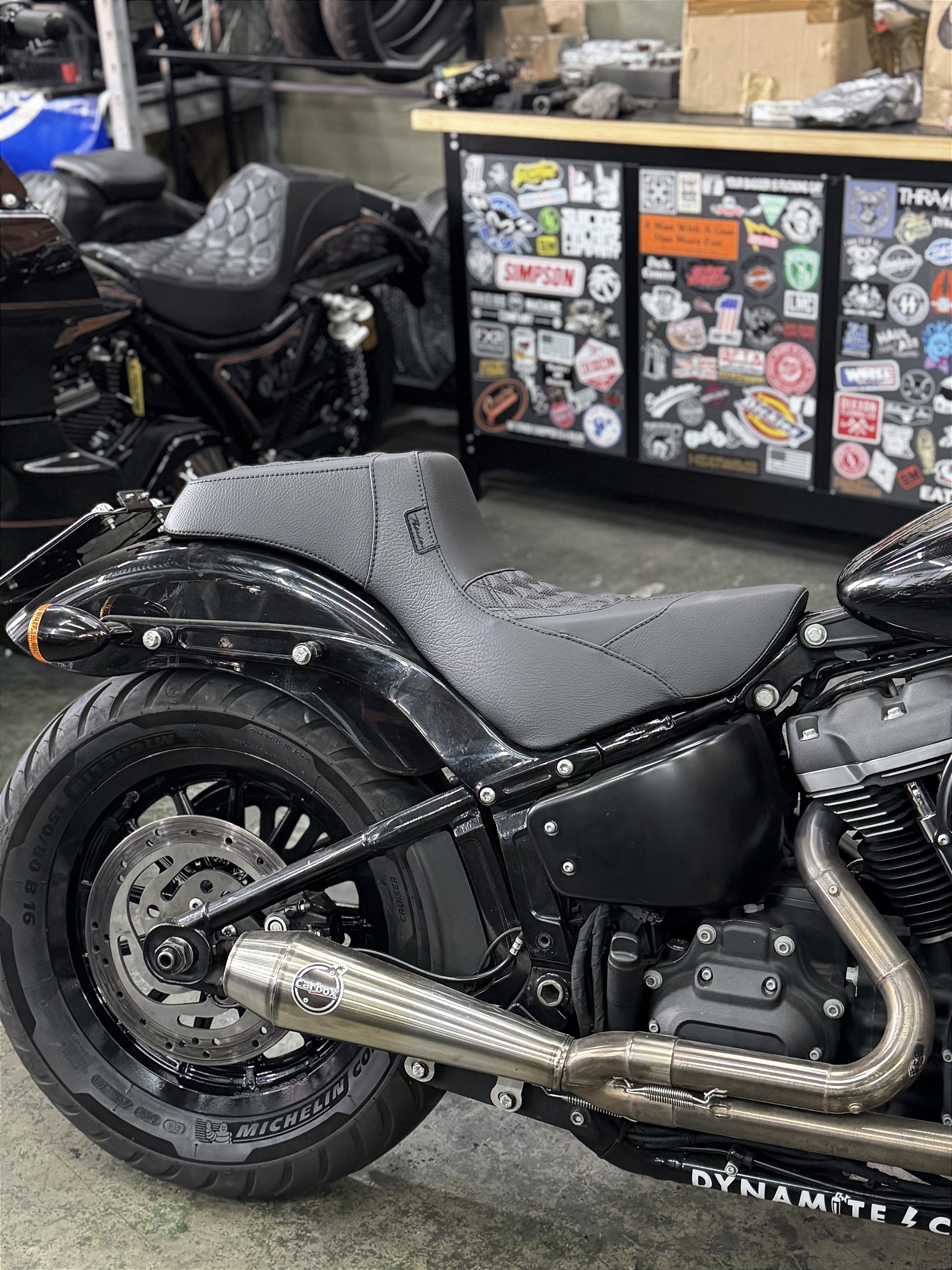 BANCO DYNAMITE CREW D⚡️C - SQUARE S - STREET BOB FXBB / SLIM - SOFTAIL ...