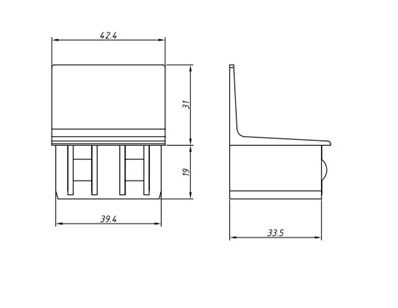 Tampa Do Montante Su047 E Su049 Para Esquadria De Alumínio - Pacote Co - Loja Virtual Meu Perfil ...