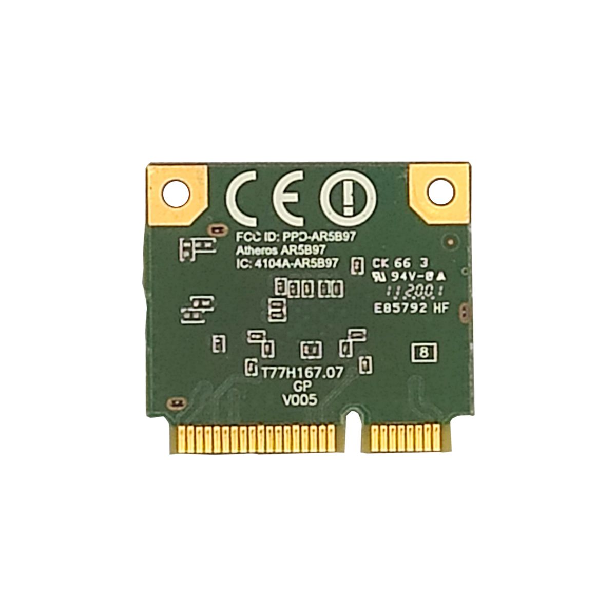 Placa Wifi Para Notebook Wireless Atheros Ar5b97 | Click Note - Click ...