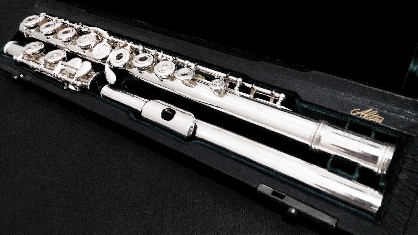 Flauta Altus profissional offset E mec - Flautas Ohara