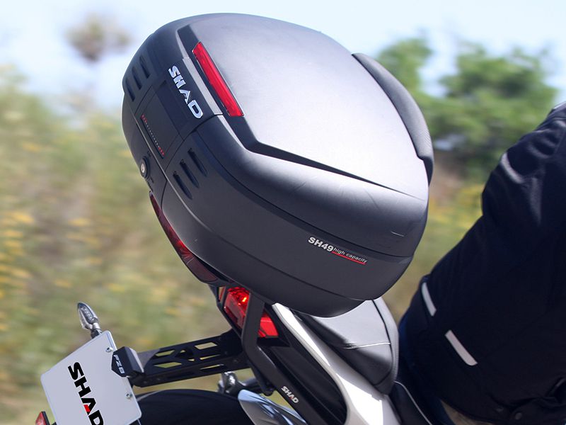 SHAD SH49 TOP CASE BAÚ CENTRAL 49 LITROS COM BASE INCLUSA - POWER ...