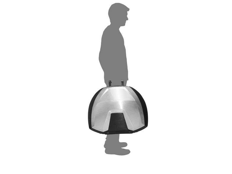 SHAD SH49 TOP CASE BAÚ CENTRAL 49 LITROS COM BASE INCLUSA - POWER ...