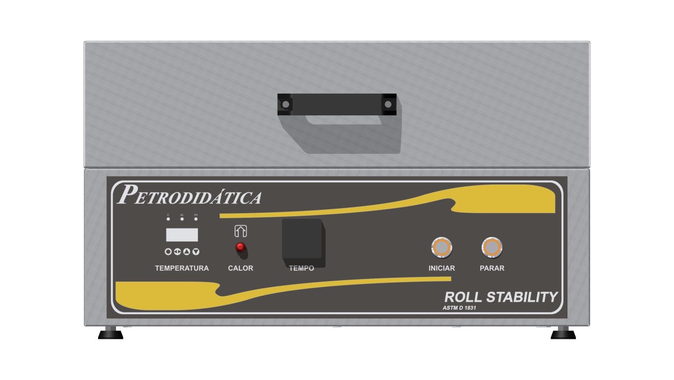 Equipamento analisador de estabilidade ao rolo conforme ASTM D-18 ...