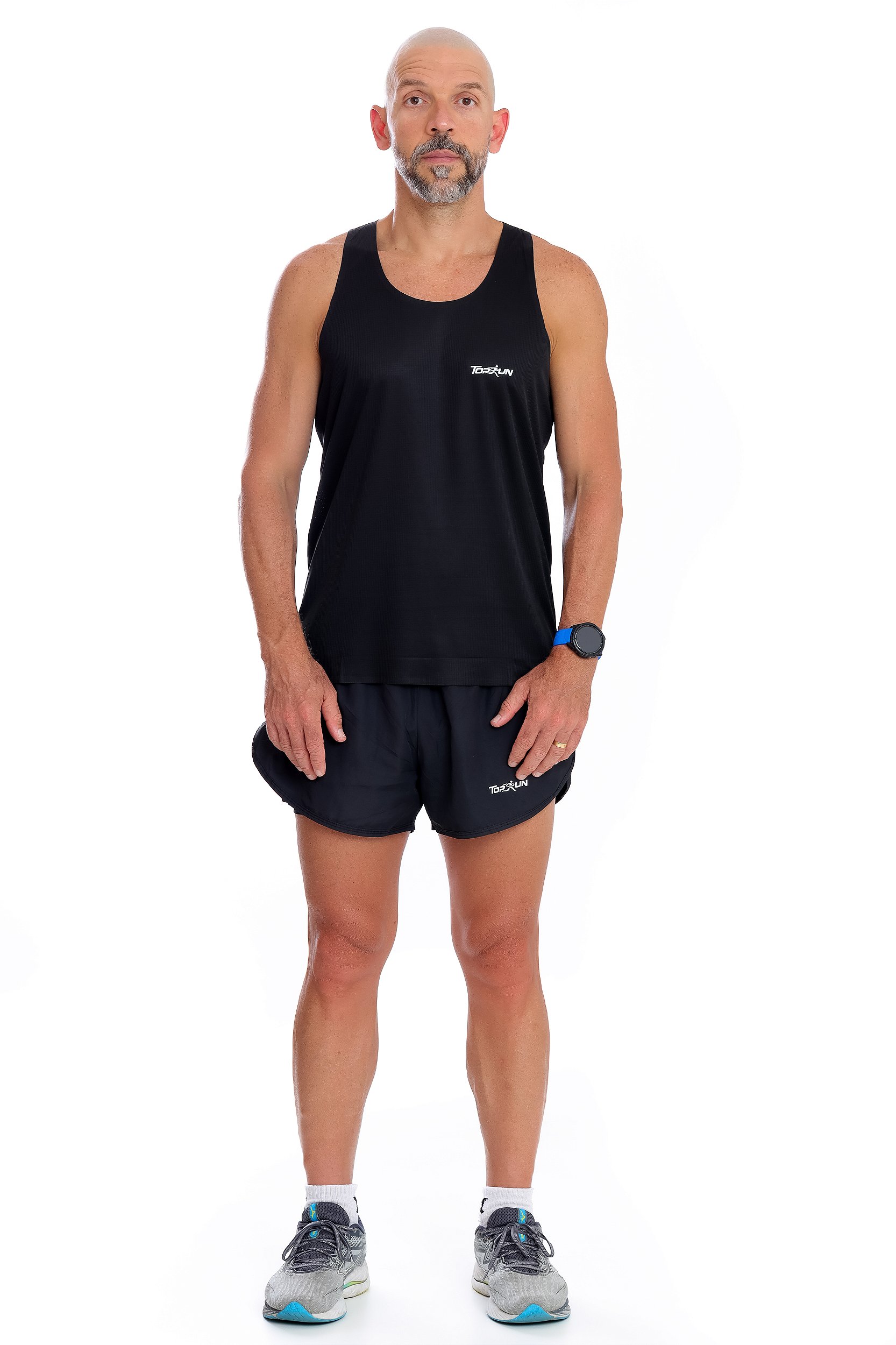 Regata Masculina Performance Corte Laser Preta - TOP RUN OFICIAL ...