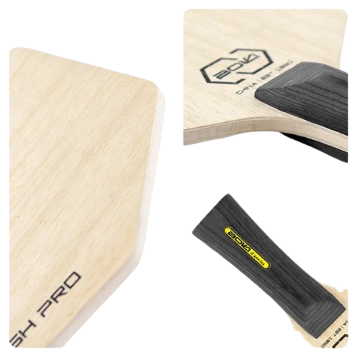 Raquete Hexagonal Tenis Mesa Profissional Cybershape 5 Folhas - Tênis ...