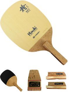 COMBO - Raquete Caneta Yinhe Galaxy 982 Hinoki + Borracha Yasaka Rakza ...