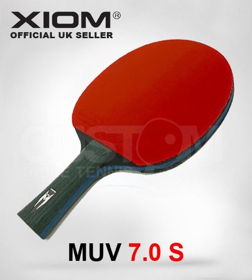 Raquete Clássica Xiom - Muv 7.0 Speed Profissional - Tênis de Mesa Store - Loja de Produtos para ...