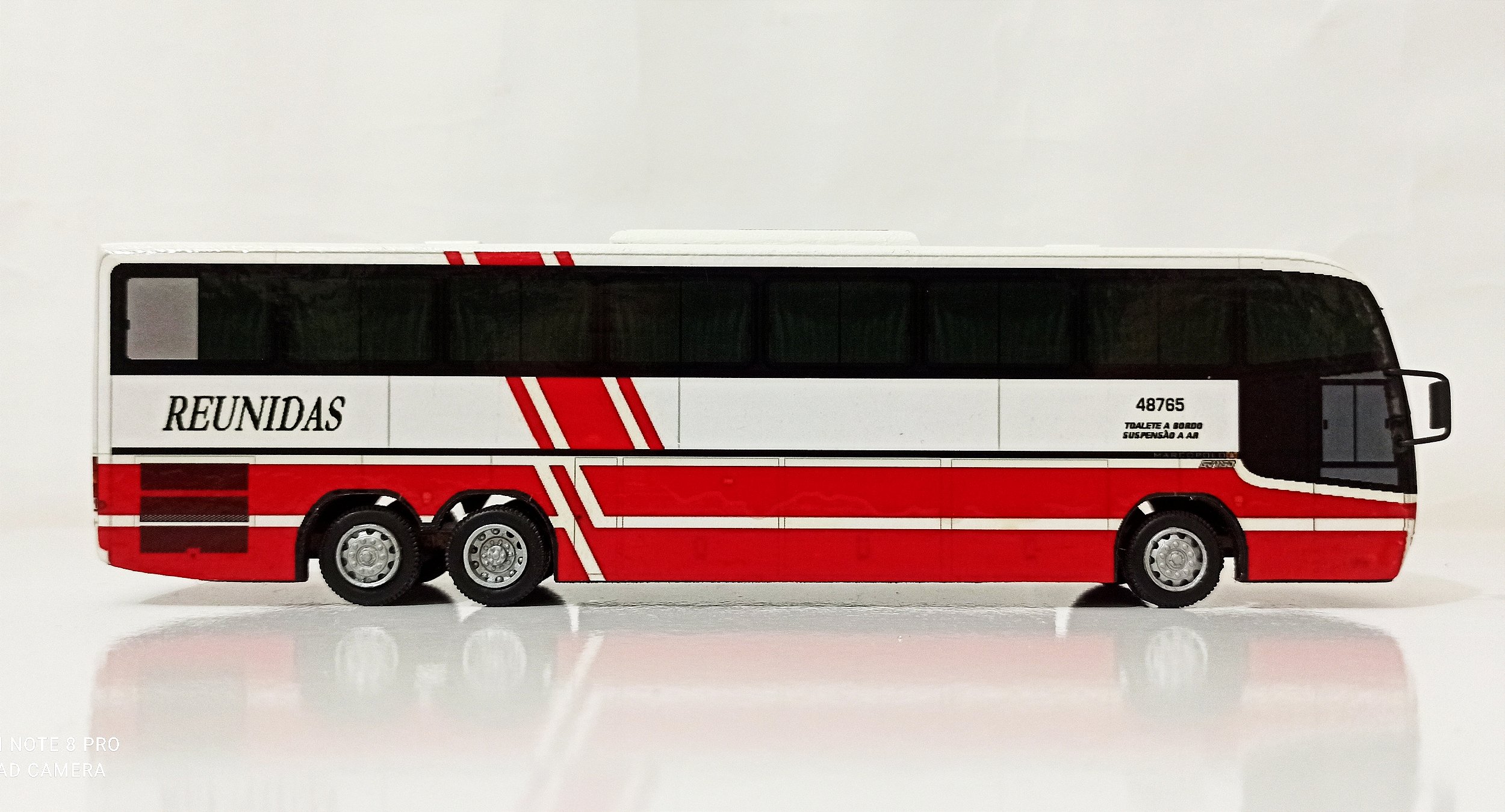 Miniatura De Ônibus Da Reunidas Paulista Marcopolo G5 Exclusiva 1/64 ...