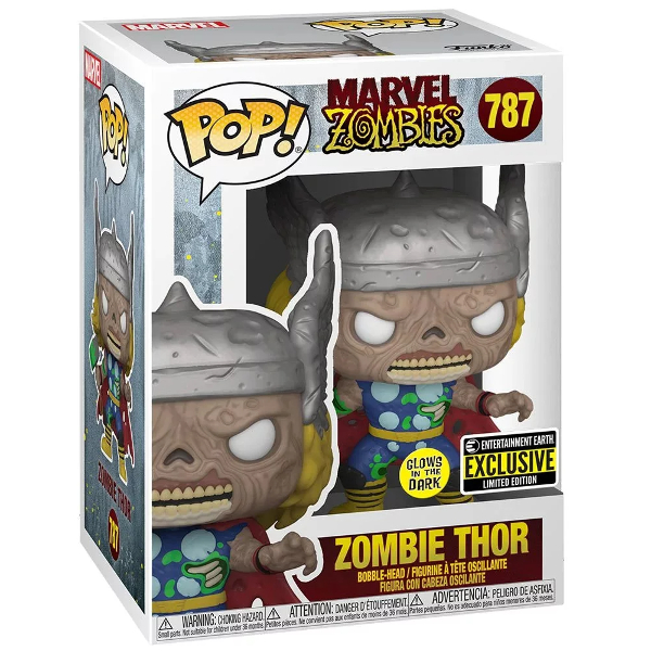 Funko Pop! Marvel Zombies Zombie Thor 787 Exclusivo Glow Original ...