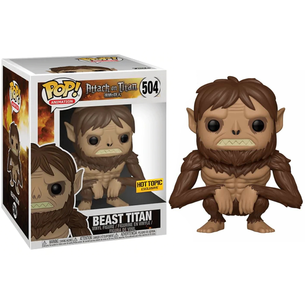 Funko Pop! Animation Attack On Titan Beast Titan 504 Exclusivo - Moça ...