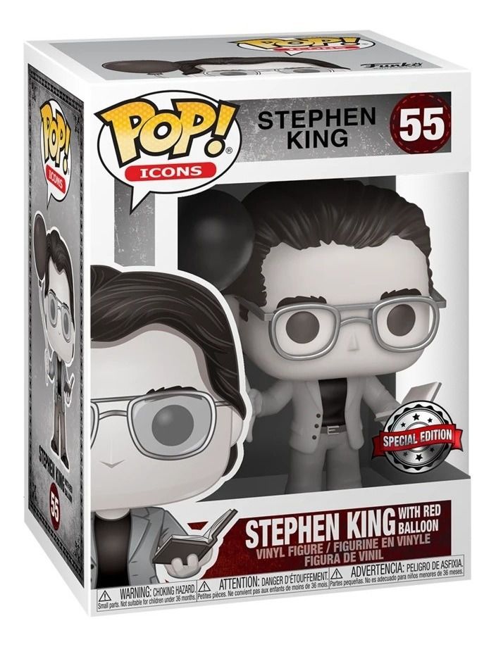 Funko Pop! Icons Stephen King 55 Exclusivo Original Colecionavel - Moça ...