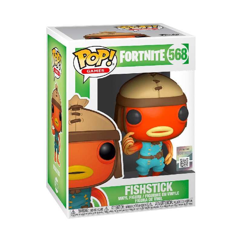 Funko Pop! Games Fortnite Fishstick 568 Exclusivo Original - Moça do ...