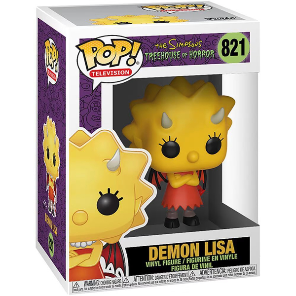 Funko Pop! Simpsons Demon Lisa 821 Original Colecionavel - Moça do Pop ...