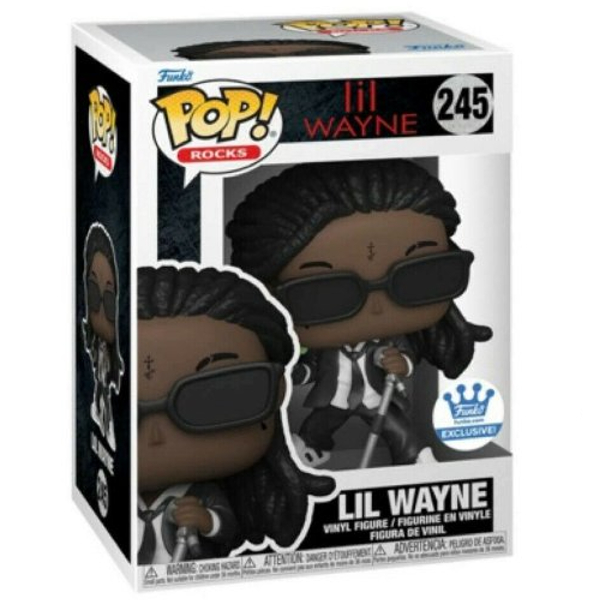 Funko Pop! Rocks Lil Wayne 245 Original Colecionavel - Moça do Pop ...
