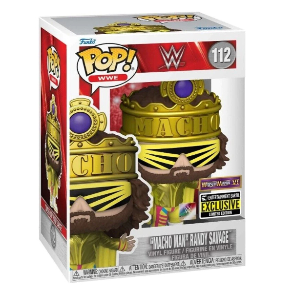 Funko Pop! WWE Macho Man Randy Savage 112 Original - Moça do Pop ...