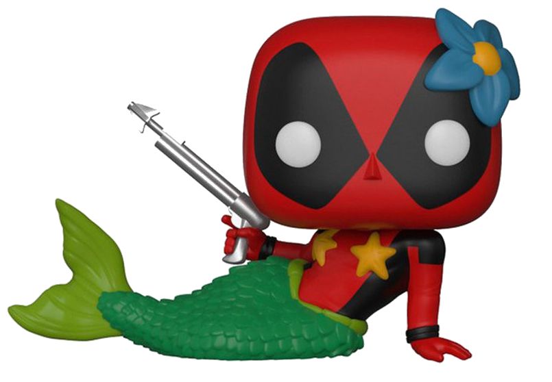 Funko Pop! Deadpool Mermaid Deadpool 321 Exclusivo Original - Moça do ...