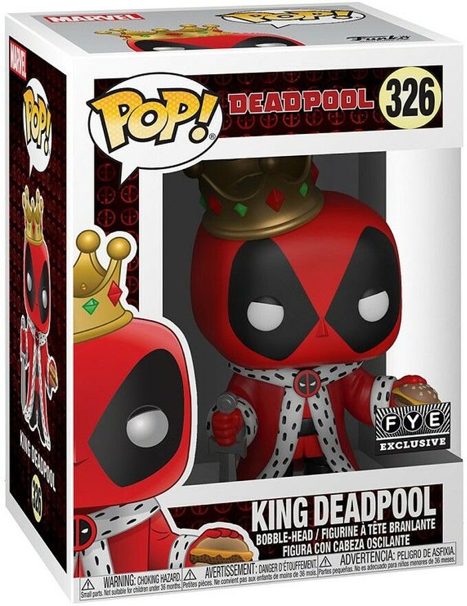 Funko Pop! Deadpool King Deadpool 326 Exclusivo Original - Moça do Pop ...