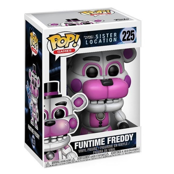 Funko Pop! Games Five Night At Freddys Funtime Freddy 225 Original ...