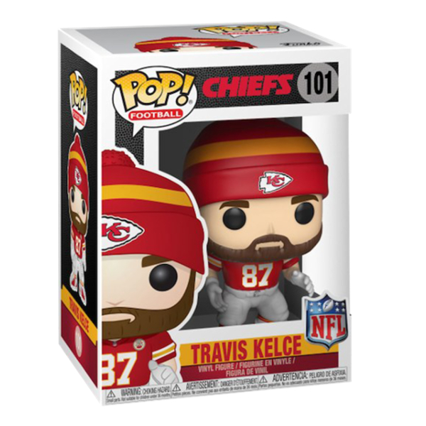 Funko Pop! Football NFL Chiefs Travis Kelce 101 Original Colecionavel ...