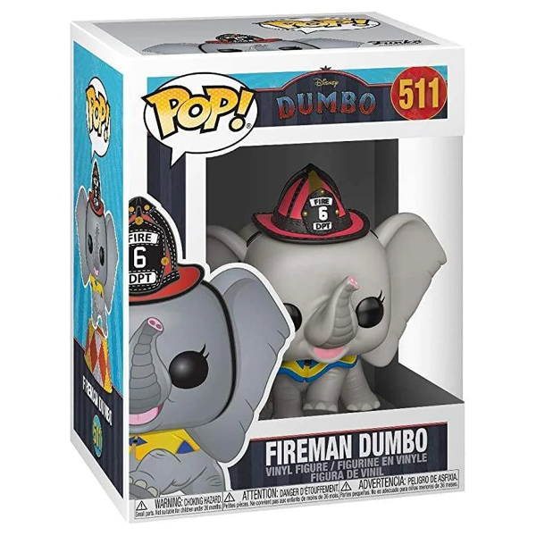Funko Pop! Disney Dumbo Fireman Dumbo 511 Original Colecionavel - Moça ...