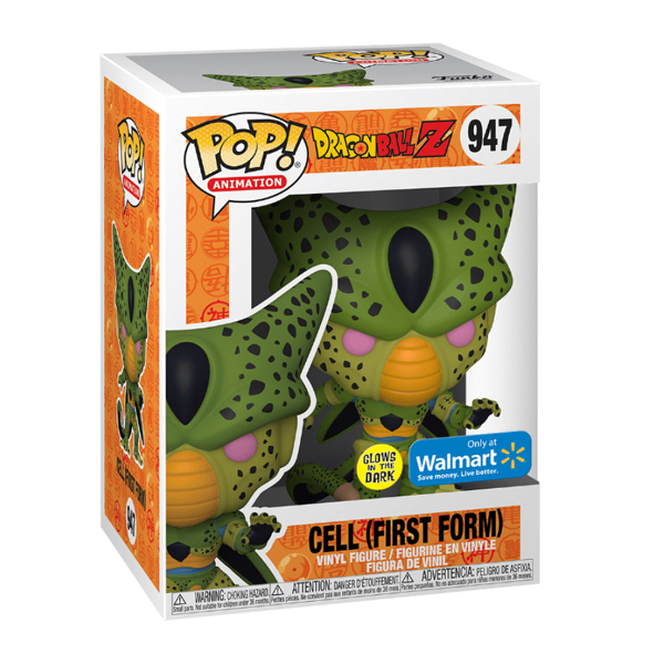 Funko Pop! Dragon Ball Z Cell First Form 947 Exclusivo Glow Original ...