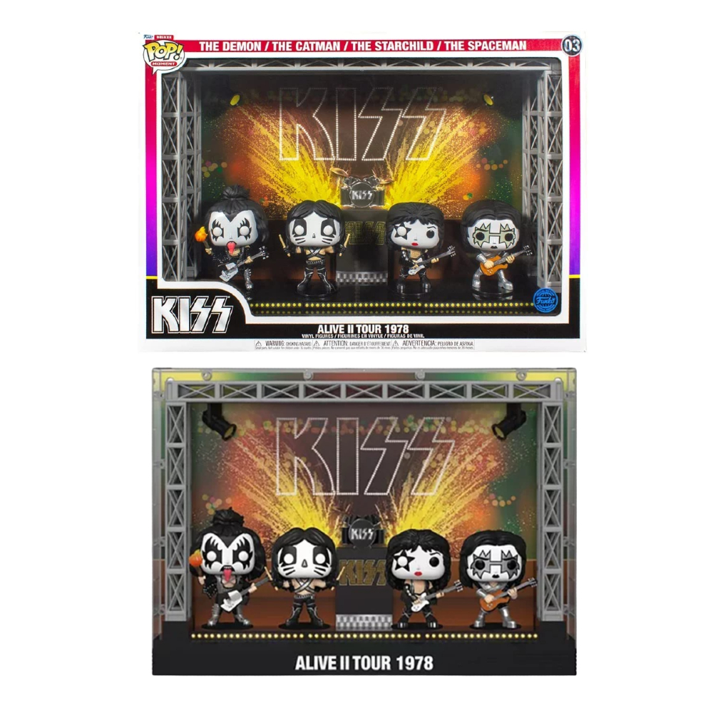 Funko Pop! Albums Rocks Moment Deluxe Kiss Alive Tour in 1978 03 - Moça ...