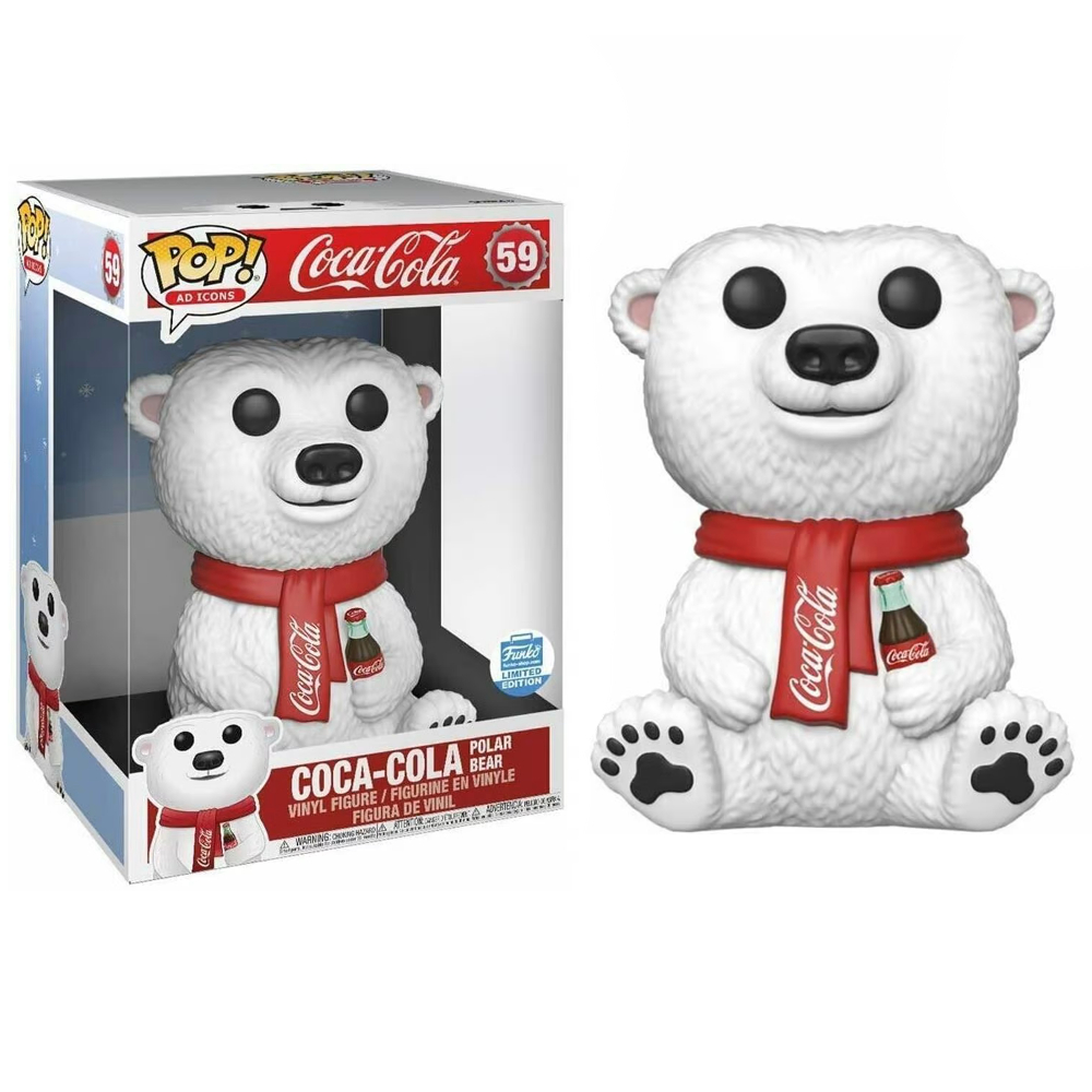 Funko Pop! Coca-Cola Polar Bear 59 Exclusivo 10 Polegadas Original ...