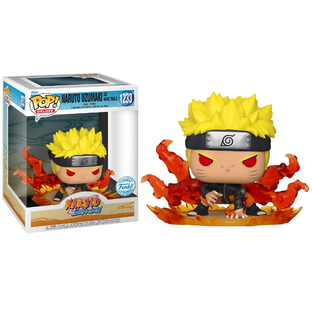 Funko Pop! Deluxe Animation Naruto Uzumaki 1233 Exclusivo Original ...